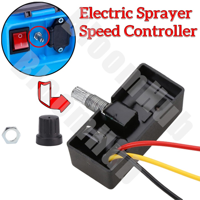 Electric Sprayer Speed Controller Adjustable 12V Power Controller for ...