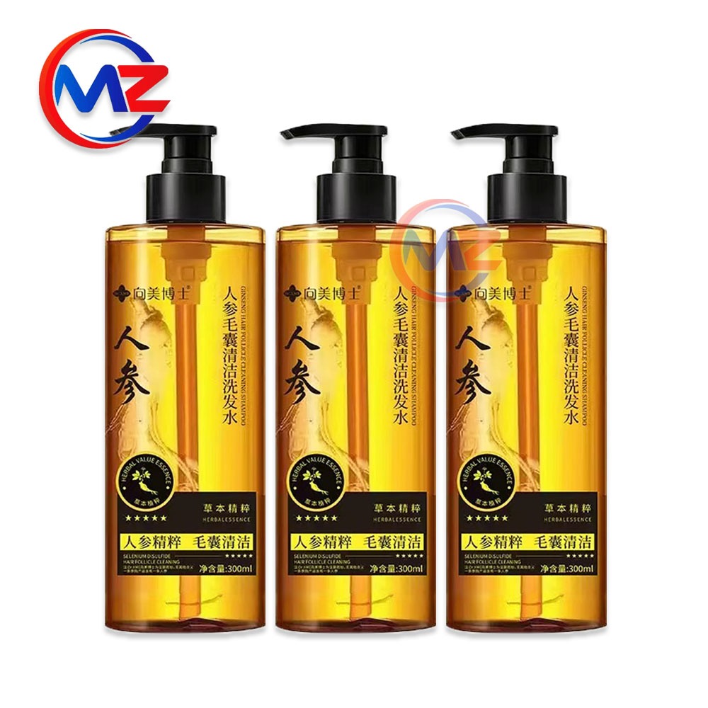 ( SET OF 3 ) 300ml Original Ginseng Shampoo Fast Regrowth Hair Thick Anti-Hair Loss Anti ...