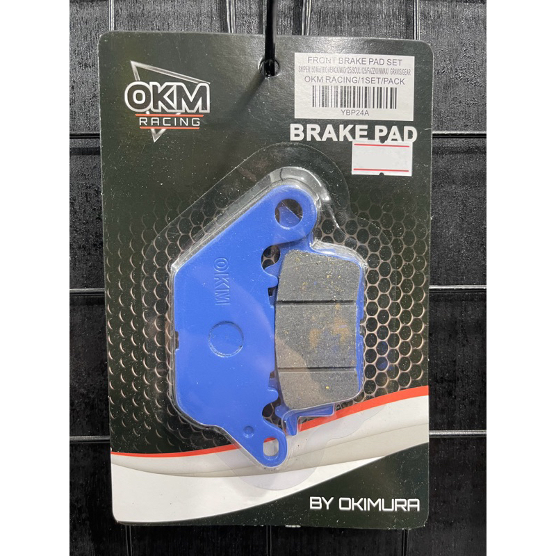 OKM RACING BRAKE PAD SET NMAX FRONT/AEROX/MIO i 125/SNIPER 150/155 ...