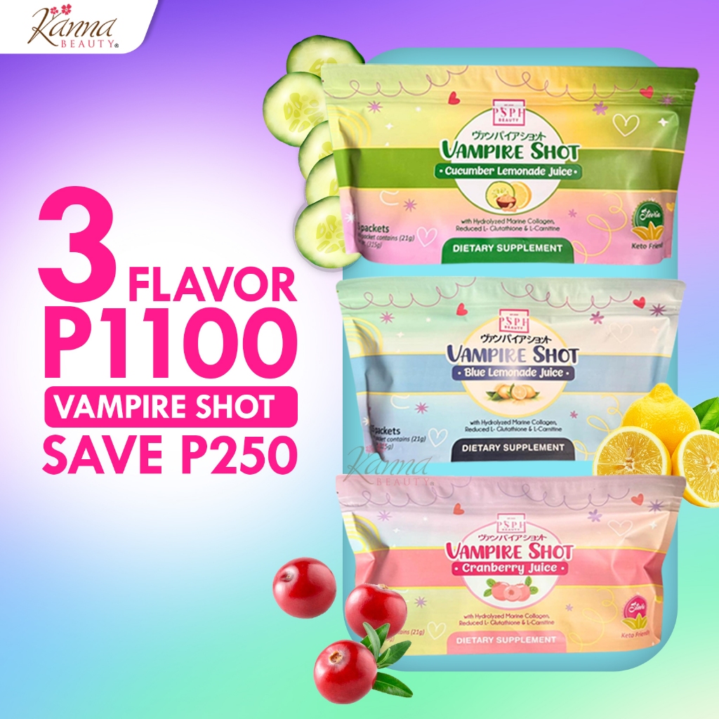 Vampire Shot Juice 3 For 1100 Beauty Supplement Drinks Powder Juice ...