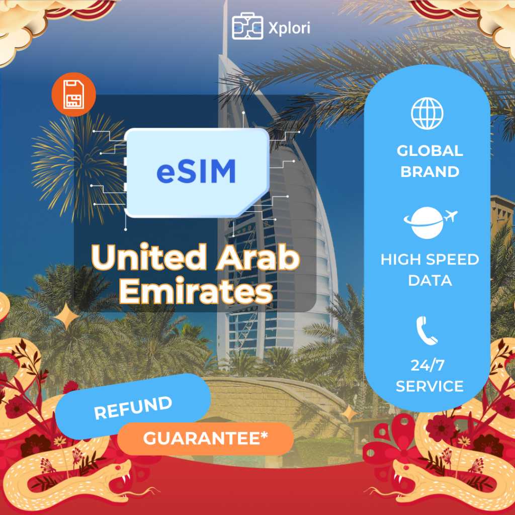 [ESIM] UAE Travel eSIM - High-Speed 4G/5G Unlimited Data (7,15 Days ...