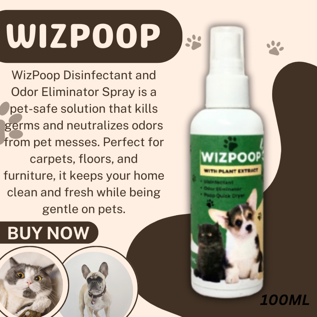 [SOUTH VET] Wizpoop 100ml Pet-Safe Disinfectant & Odor Neutralizer ...