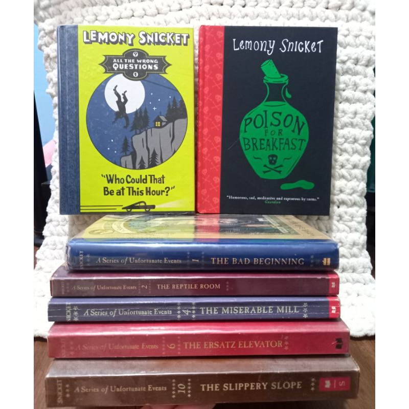 Lemony Snicket books A Series of Unfortunate Events, Poison for ...