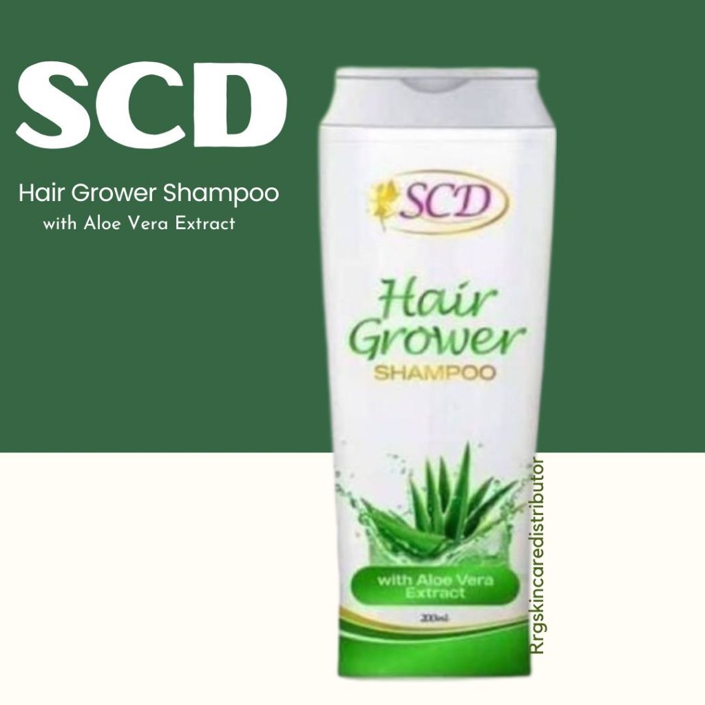 Scd Hair Grower Shampoo with Aloe Vera Extract 250ml | Shopee Philippines