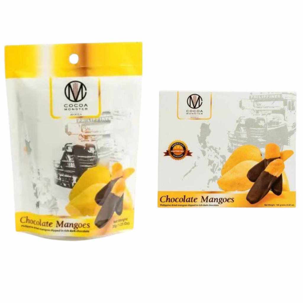 Cocoa Monster Chocolate Mangoes Strips in 3 variants | Shopee Philippines