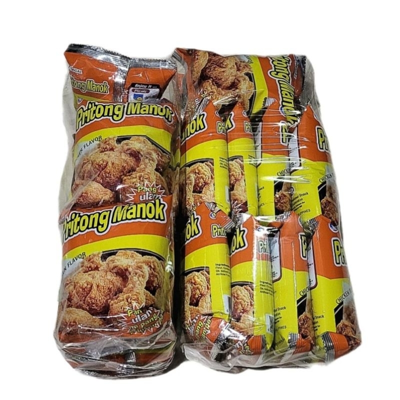 2 Packs Pritong Manok Chicken Flavor | Shopee Philippines