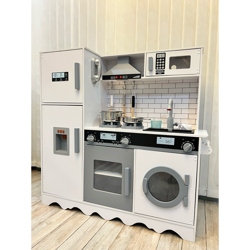 House of Madison PH Wooden Kitchen Toy Life size Kitchen Play set ...
