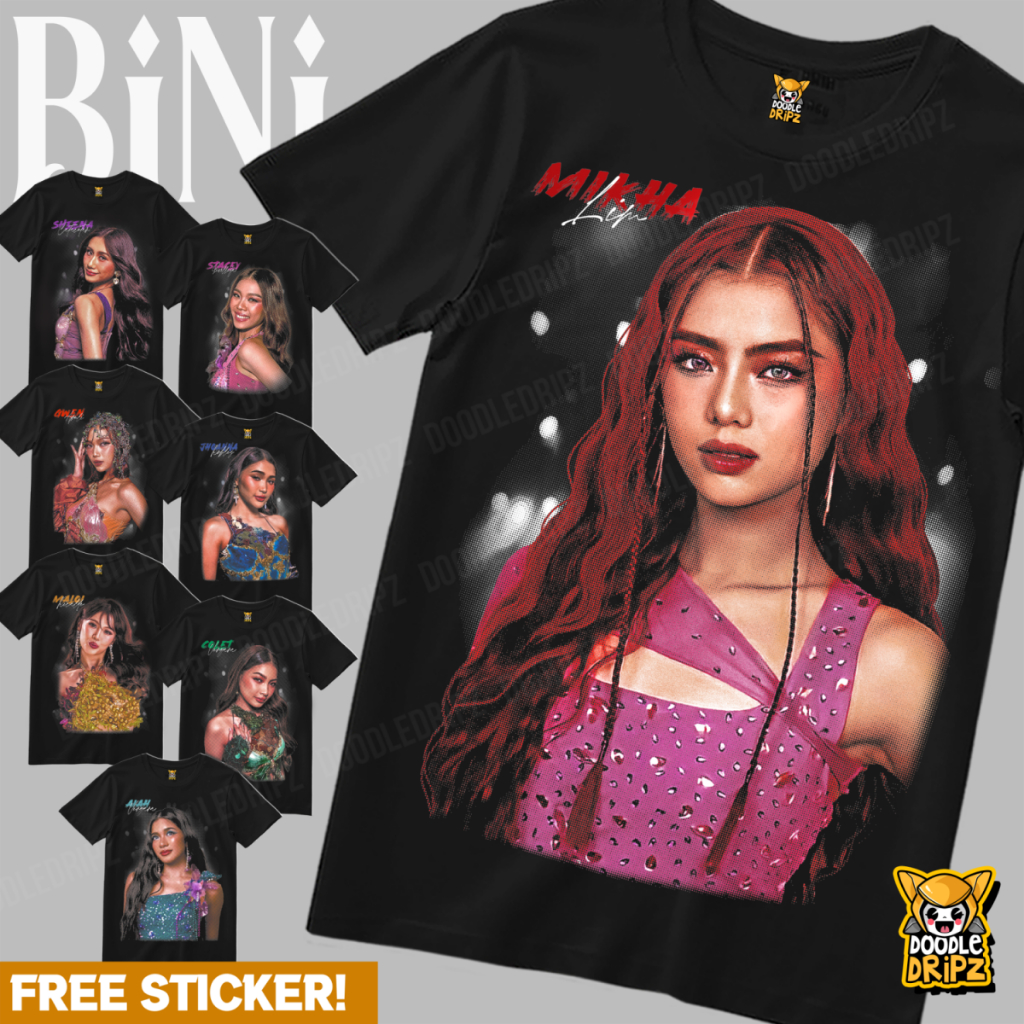 BINI BIAS TEE v2 COTTON GRAPHIC BOOTLEG SHIRT | DOODLEDRIPZ | TSHIRT ...