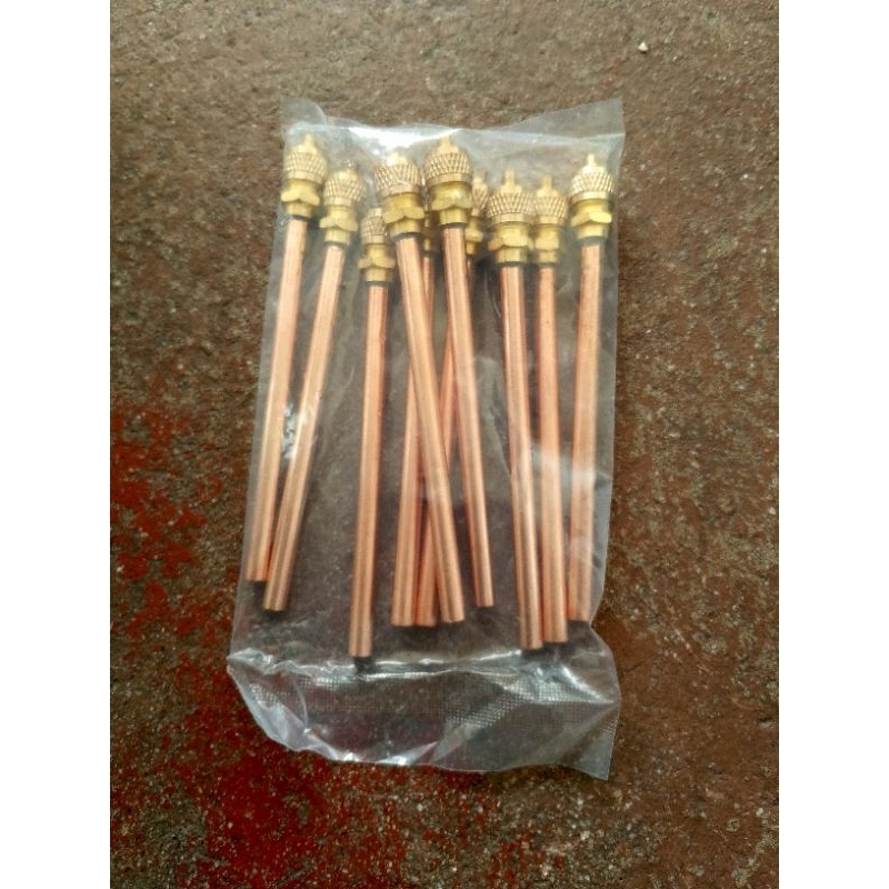 Access Valve ( 10pcs ) Charging Valve/ Charging Line Copper | Shopee ...