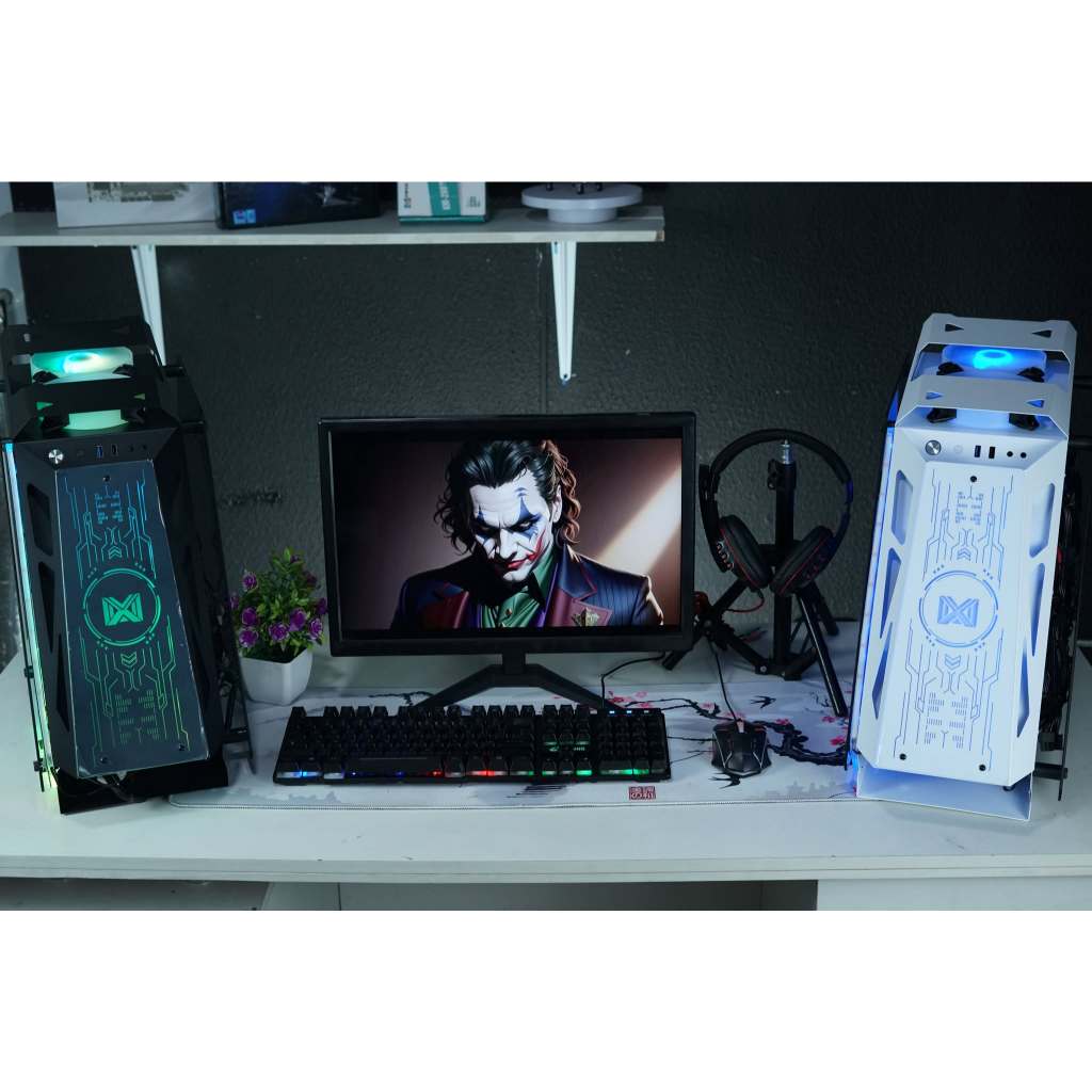 CYBORG AMD ATHLON 300GE 128GB SSD 8GB RAM 19 WIDE MONITOR BRAND NEW ...