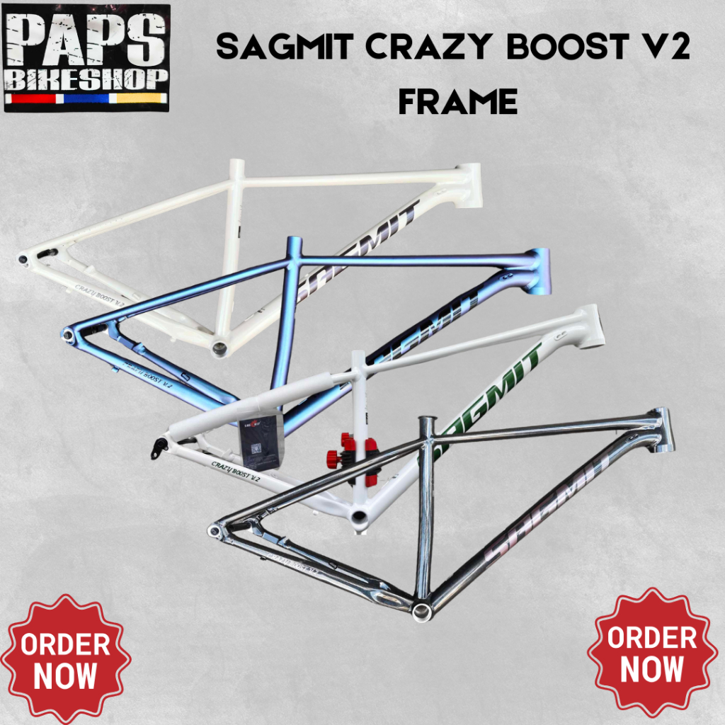 SAGMIT CRAZY BOOST V2 FRAME FOR MOUNTAIN BIKE | Shopee Philippines