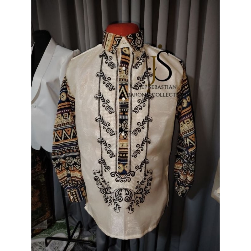 Modern Ethnic Barong (Asian inspired cordilleran Ethnic) | Shopee ...