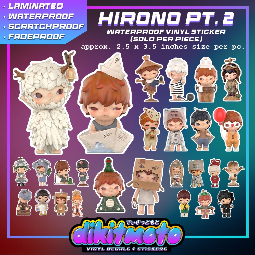 [dikitmoto] HIRONO Part 2 Waterproof Vinyl Stickers SOLD PER PIECE ...