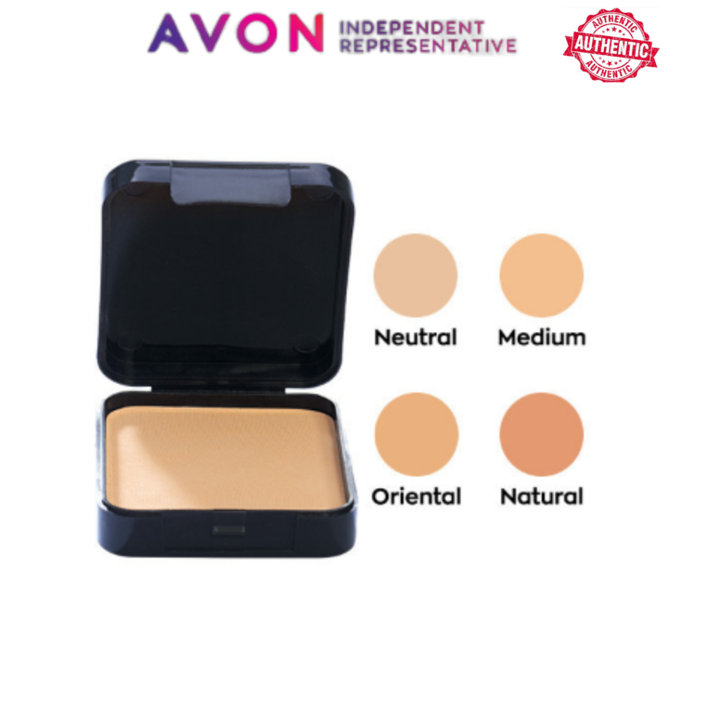 AVON Flawless True Matte Dual Powder Foundation Refill 9 mL | Shopee ...