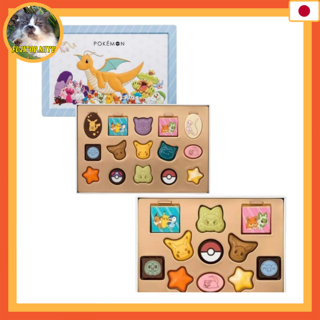 Pokemon Chocolate Valentine's Gift Set with Original Paper Bag, Limited ...