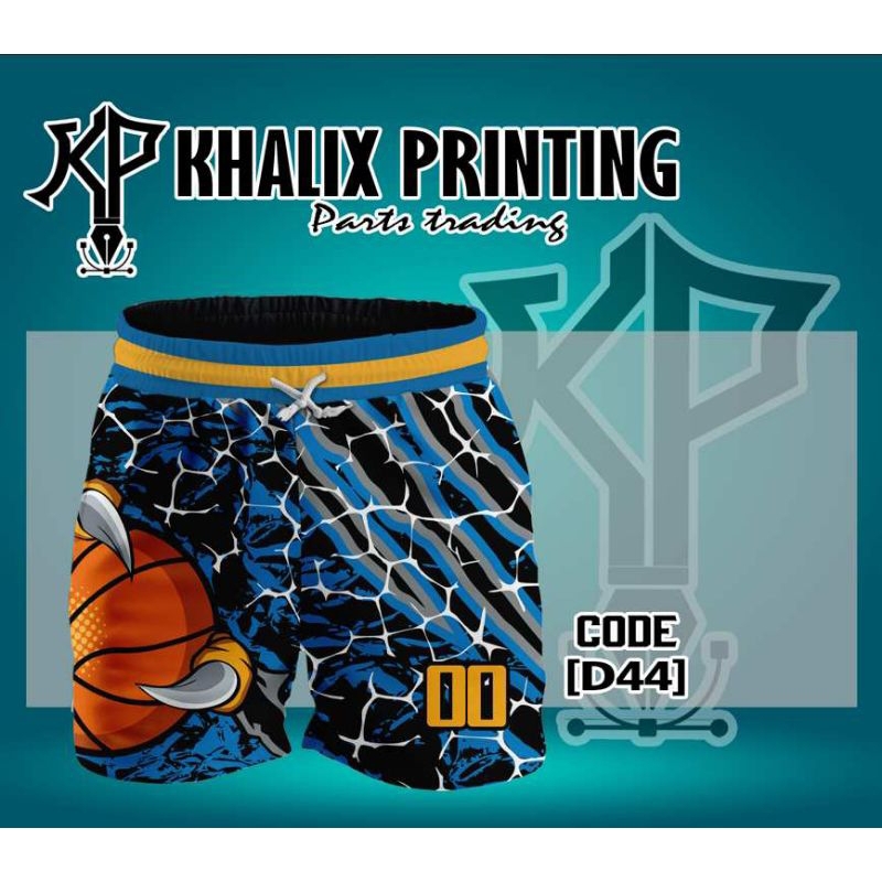 D44 BN KHALIX INSPIRED FULL SUBLIMATION SHORT POLYDEX/SQUARE MESH ...