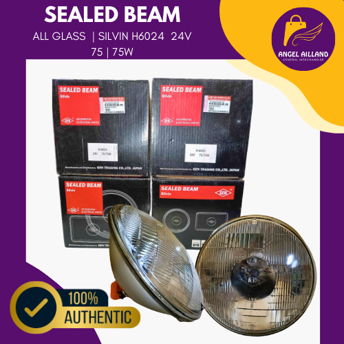 GEN SEALED BEAM 6024 Round Big 24V 3T Extra Bright 75W (12X1) | Shopee ...