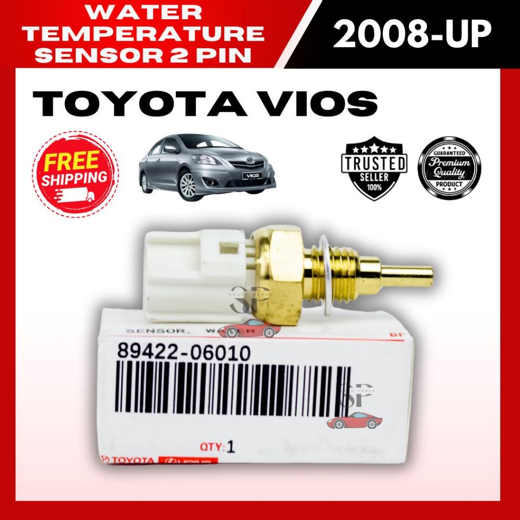 ON SALE! WATER TEMPERATURE SENSOR 2 PIN for TOYOTA VIOS (2008-UP ...