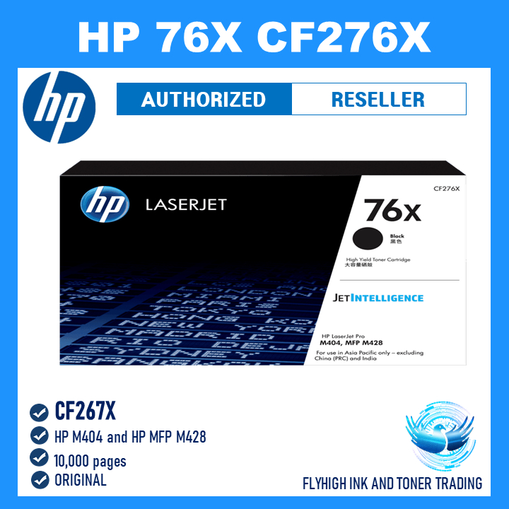 HP 76X CF276X High Yield Original LaserJet Toner Cartridge | Shopee ...