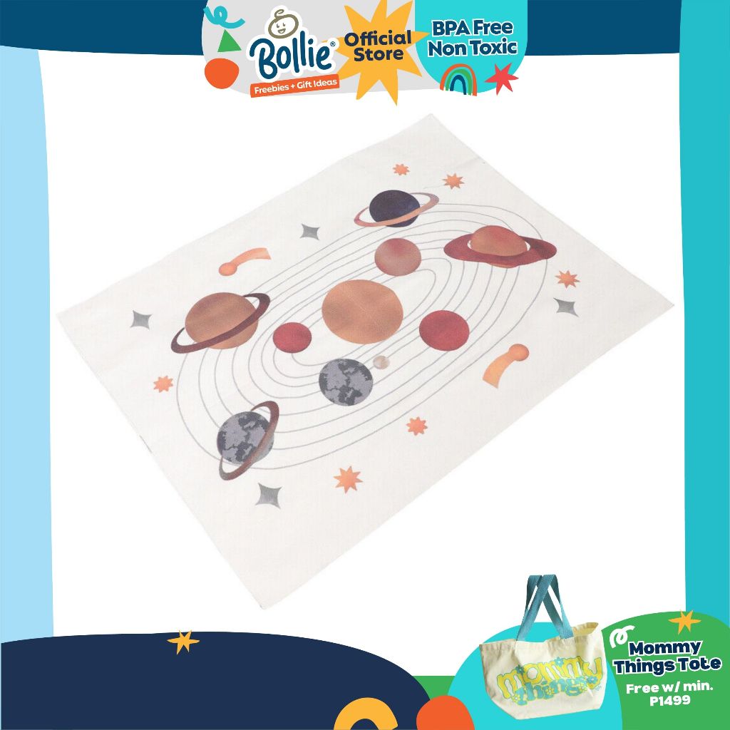 Bollie Baby World Map Solar System Hanging Wall Decor for Nursery and ...