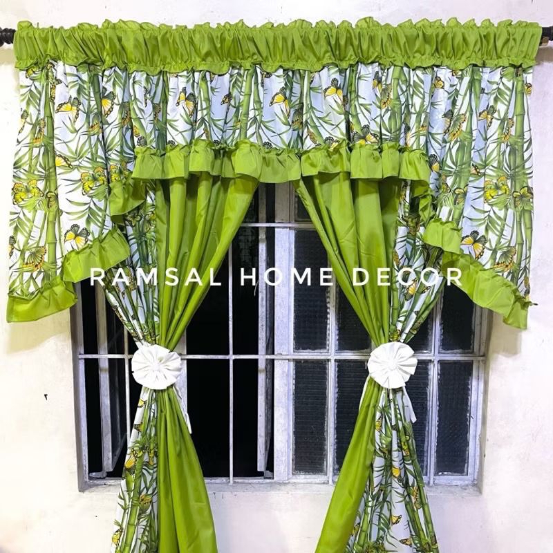 DOUBLE PANEL ELEGANT CURTAIN (70x 72 inches)big window CURTAIN | Shopee ...