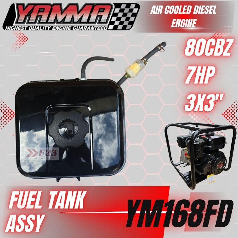 Fuel Tank Assy Yamma 7HP, YM168FD, 80CBZ Diesel Engine with Pump ...