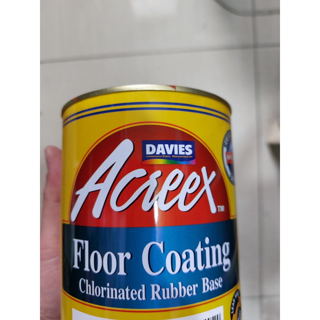Davies Acreex Rubberized Floor Paint 1Liter Floor Coating | Shopee ...