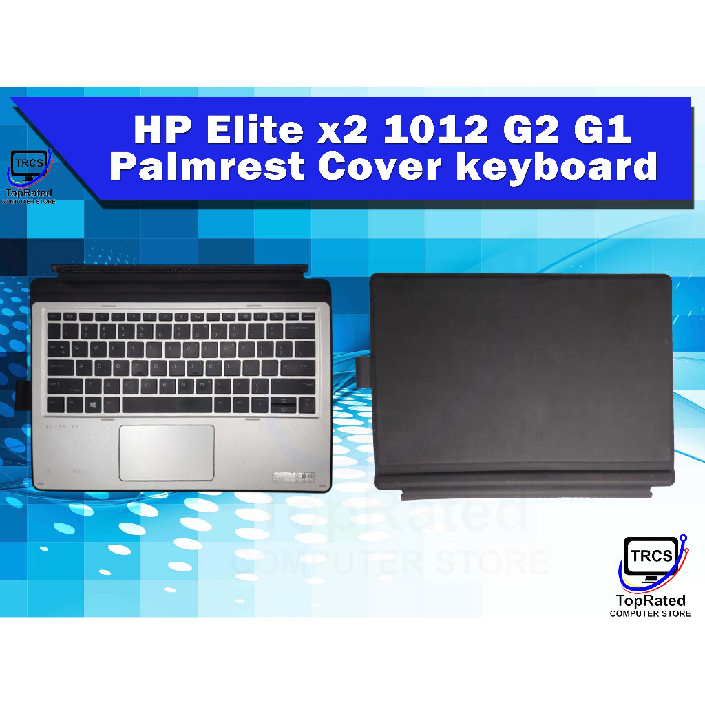 HP Elite X2 1012 G2 G1 Palmrest Cover keyboard with Touch Pad (Used ...