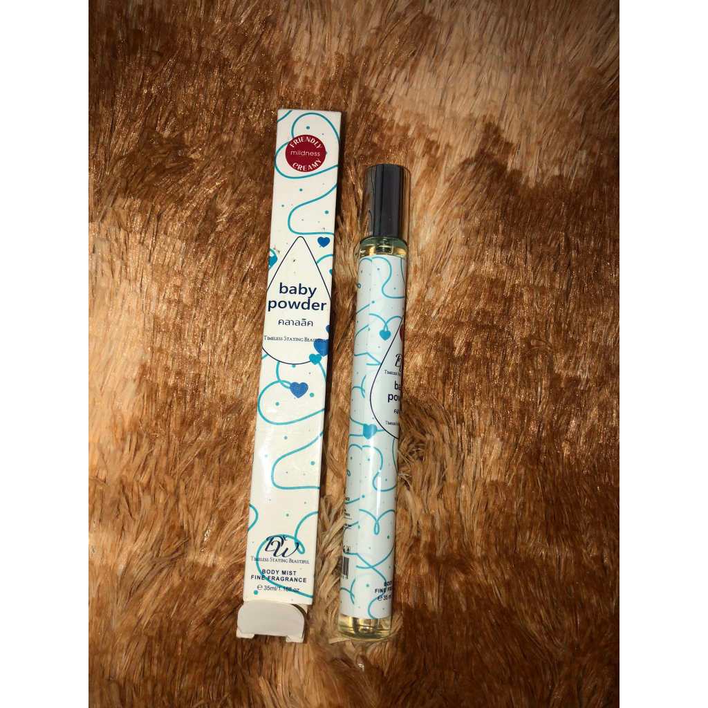 DW Baby Powder Perfume Long Lasting Oil Base Perfume /35ml | Shopee ...