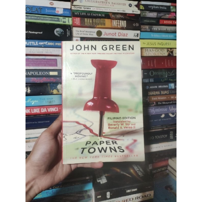 Paper Towns John Green Filipino Edition | Shopee Philippines