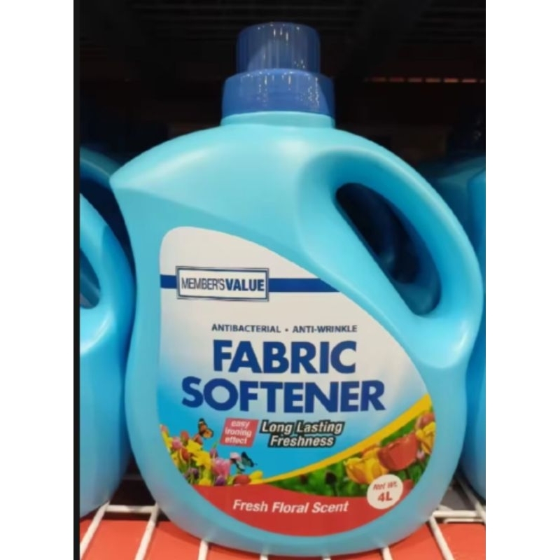 Fabric Conditioner With Fresh Floral Scent Member 's Value 4L | Shopee ...