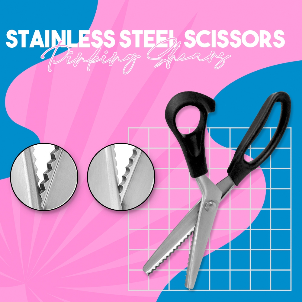 Stainless Steel Scissors Triangle/ARC Teeth 5mm | Shopee Philippines