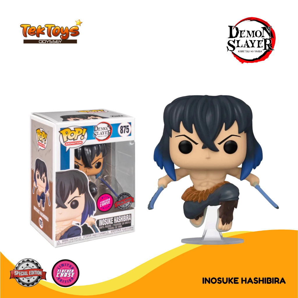 ORIGINAL FUNKO POP - DEMON SLAYER - INOSUKE HASHIBIRA (Flocked Chase ...