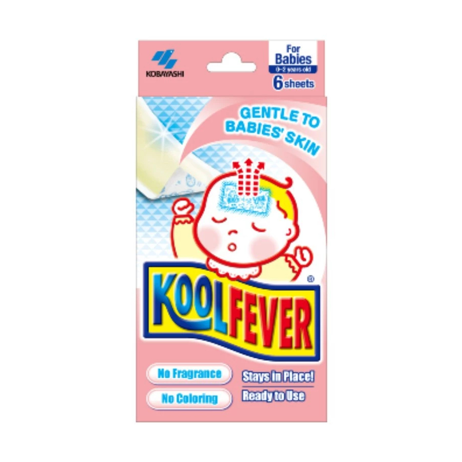KOOLFEVER Cooling Gel for Babies 6 Sheets | Shopee Philippines