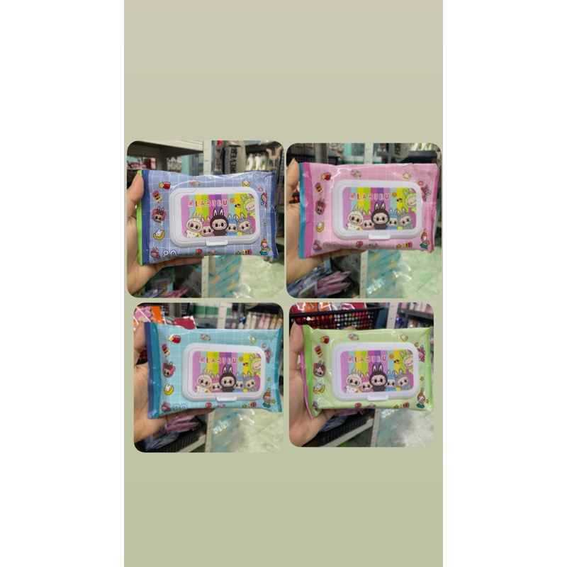 Labubu Design Wet Tissues 80sheets | Shopee Philippines