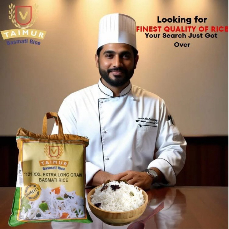 basmati rice 1121 xxl long grain 5kg pack taimur | Shopee Philippines