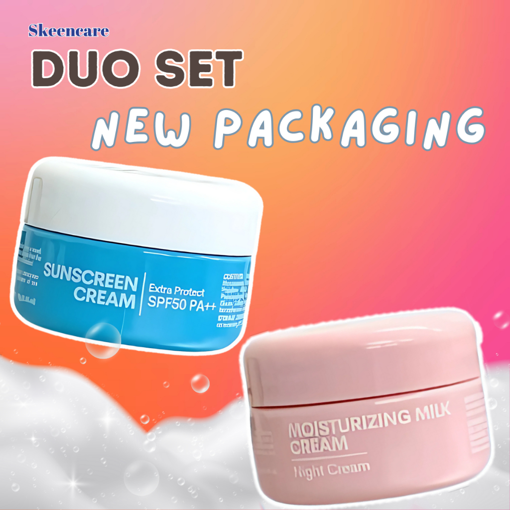 SkeenCare Duo: Sunblock Cream SPF 50 10g & Moisturizing Milk Cream ...