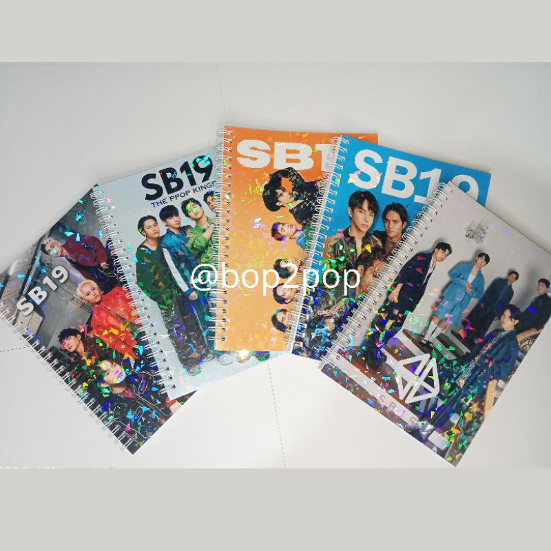 SB19 NOTEBOOK MERCH A5 SIZE 120 PAGES GLOSSY WATER-PROOF COVERS ...