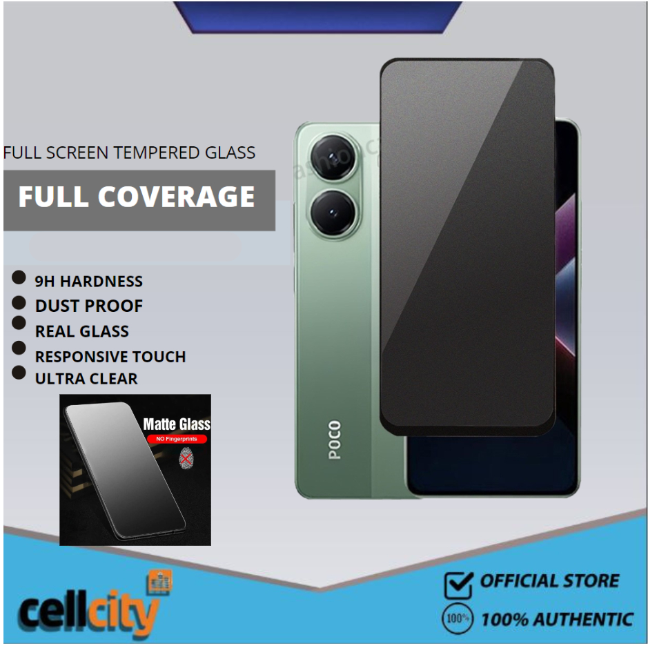 POCO X7 PRO 5G / X6 PRO / X6 Tempered Glass MATTE Screen Protector ...