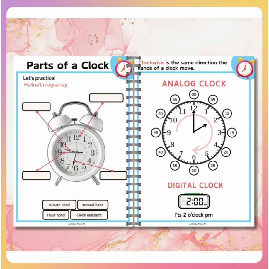 Telling Time Workbook for Boys and Girls What Time Is It? Telling Time ...