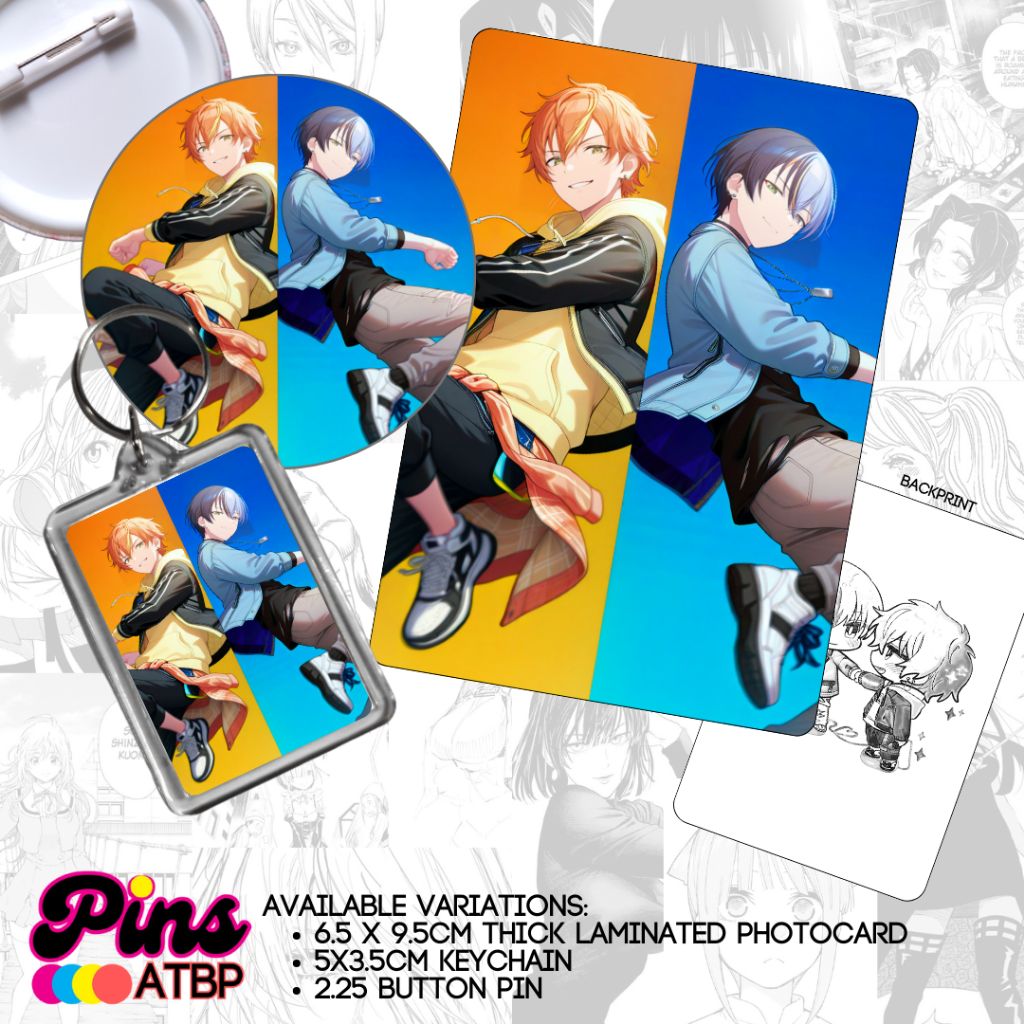 Aoyagi Toya x Shinonome Akito Project Sekai Anime Collectible Photocard ...