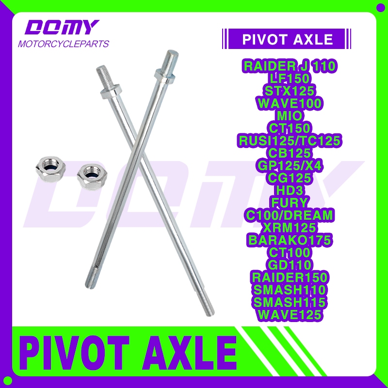 MOTORCYCLE PART PIVOT SHAFT AXLE FOR WAVE100/XRM125/WAVE125/MIO/BARAKO ...