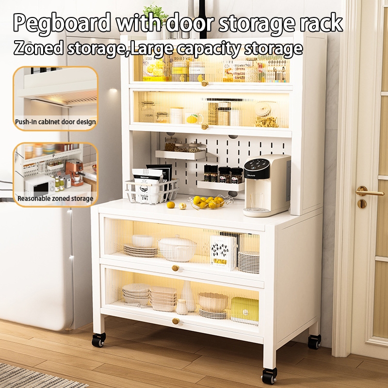 JC Kitchen Organizer Storage Rack Carbon Steel Kitchen Cabinet Multi ...