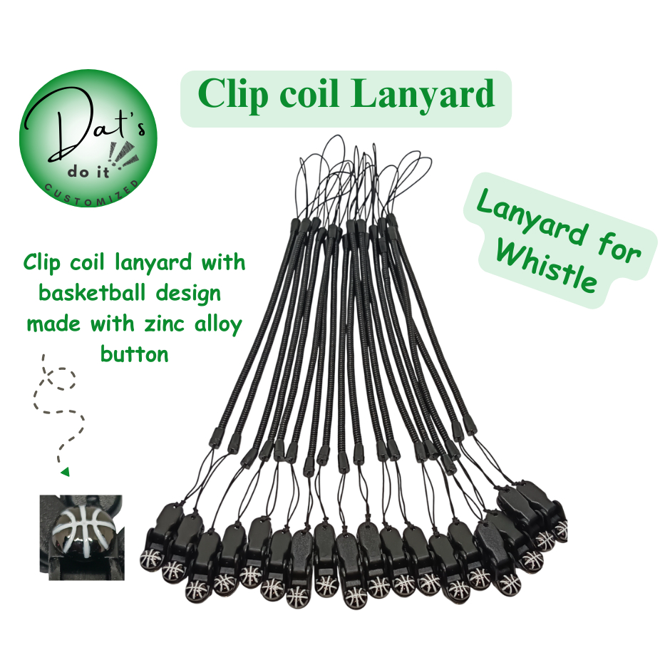 90pesos! COD!! COD!! Clip coil lanyard/ referee lanyard for whistle ...