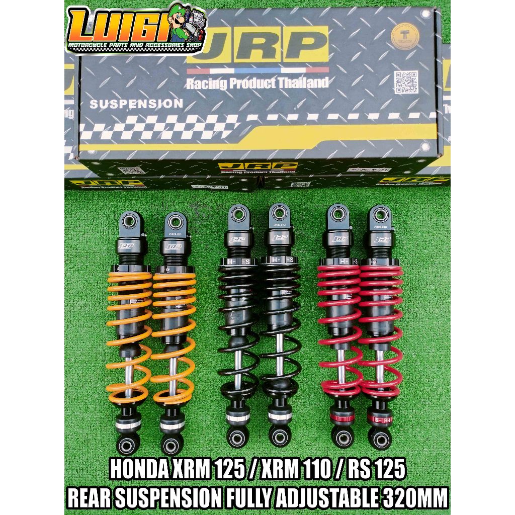 JRP HONDA XRM 125 / XRM 110 / RS 125 REAR SUSPENSION FULLY ADJUSTABLE ...
