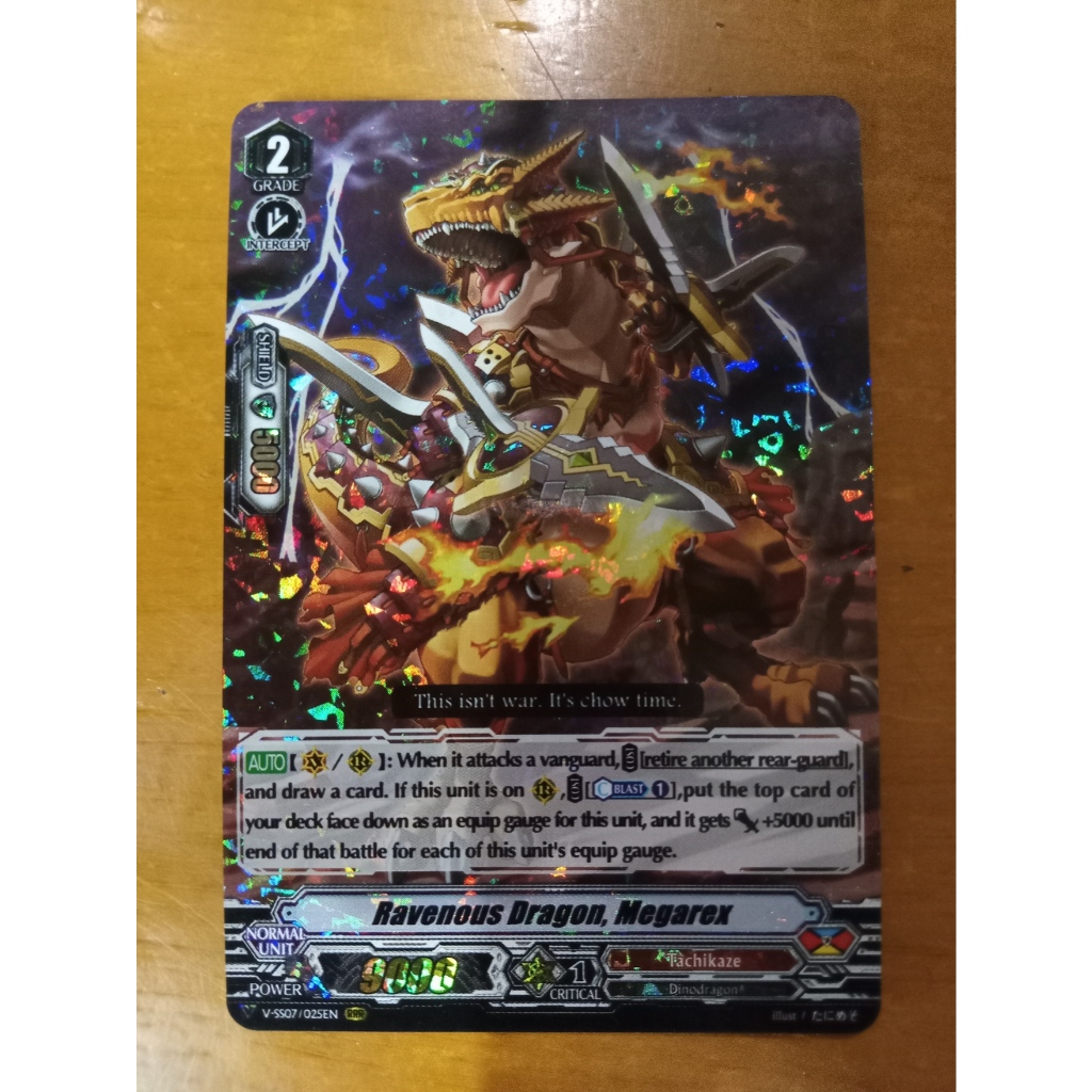 CFV Ravenous Dragon, Megarex Tachikaze V-SS07 V CLAN SELECTION PLUS Vol 1 Cardfight Vanguard ...