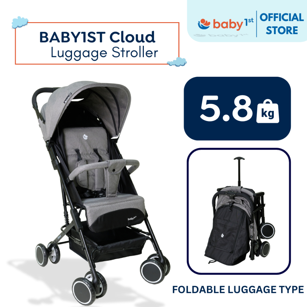 Baby 1st Cloud Travel Luggage Stroller | Shopee Philippines
