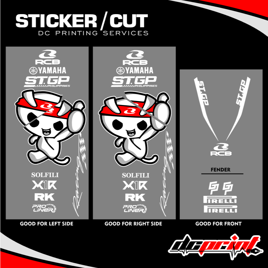 sniper 155 sticker cut and print decals RCB | Shopee Philippines