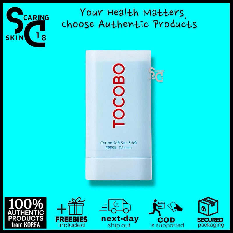 Tocobo Cotton Soft Sun Stick SPF50++++ by SkinCaring18 SK Sunscreen ...