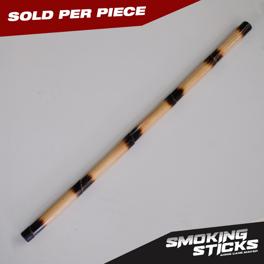 28" Labsica /Labsika Arnis Stick with Burned Design and Natural Nodes ...